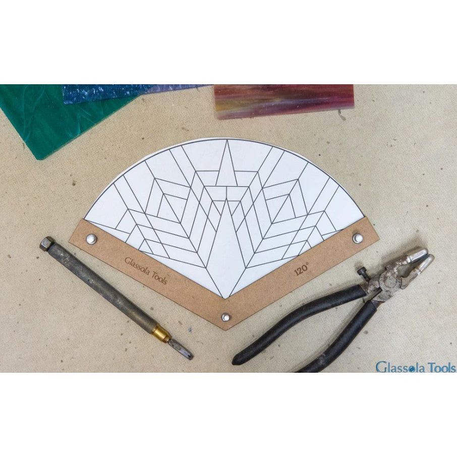 Glassola Layout Frames - Corner Layouts, 8" Sides – Stained Glass Stuff