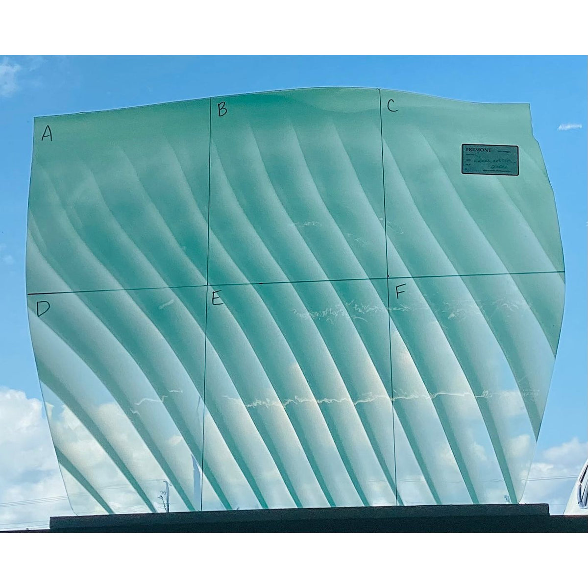 Fremont Antique Glass 2206 Rib - Pastel Green Rib on Clear – Stained ...