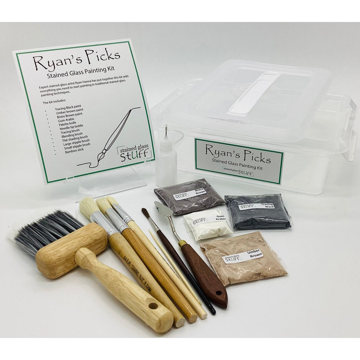 Ryan's Picks Stained Glass Painting Kit – Stained Glass Stuff