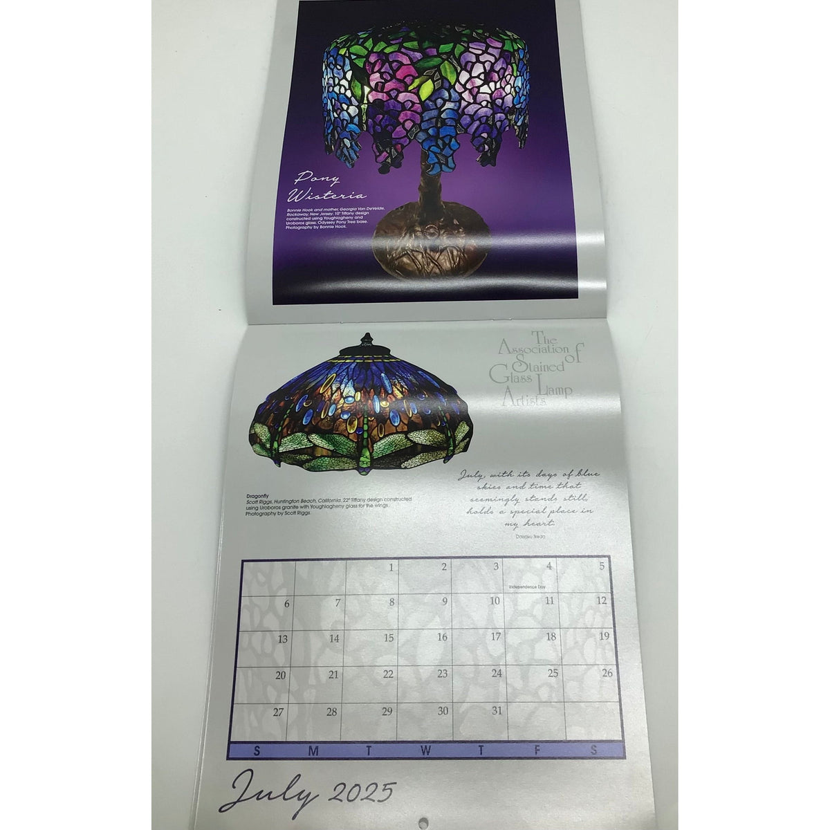 Lamps for all Seasons 2025 Calendar – Stained Glass Stuff