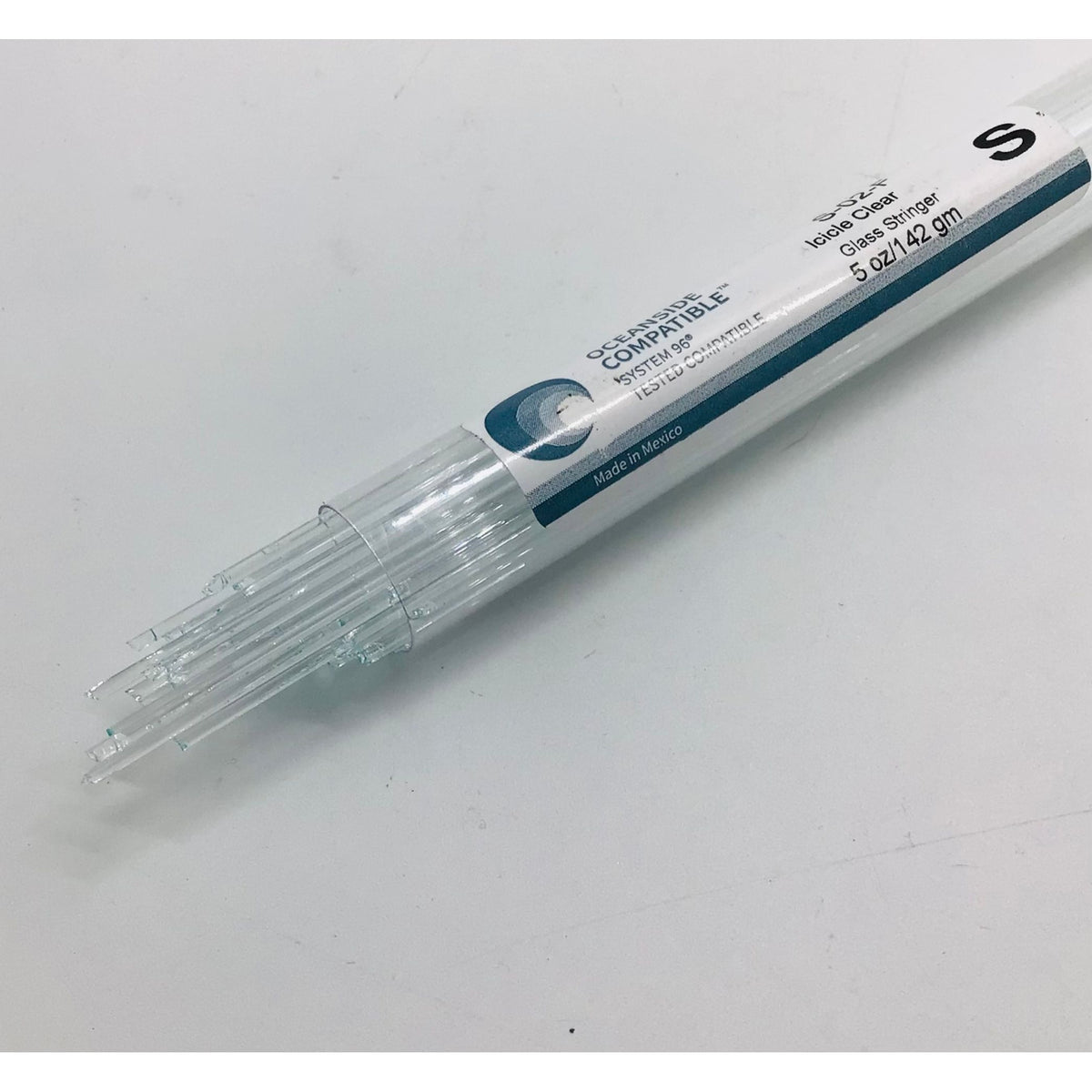 Stringer, Icicle Clear, S-02-F – Stained Glass Stuff