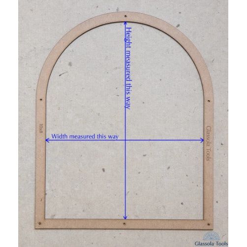 Glassola Layout Frames - Rounded Arch Window Frames – Stained Glass Stuff