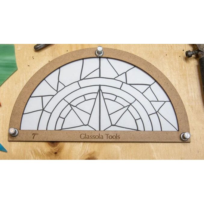 Glassola Layout Frames - Semi-Circles – Stained Glass Stuff