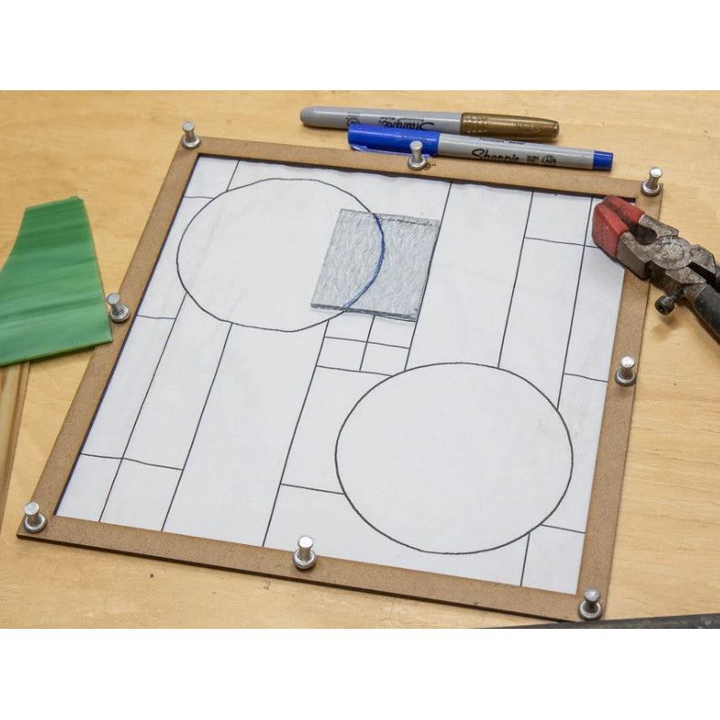 Glassola Layout Frames - Squares – Stained Glass Stuff