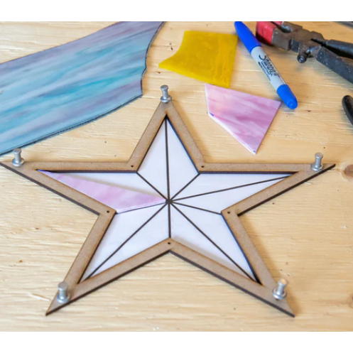 Glassola Layout Frames - Stars – Stained Glass Stuff