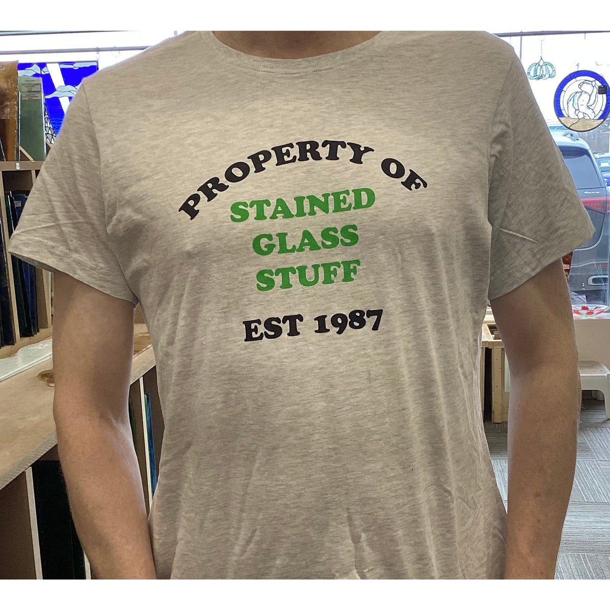 Property of Stained Glass Stuff T-shirts
