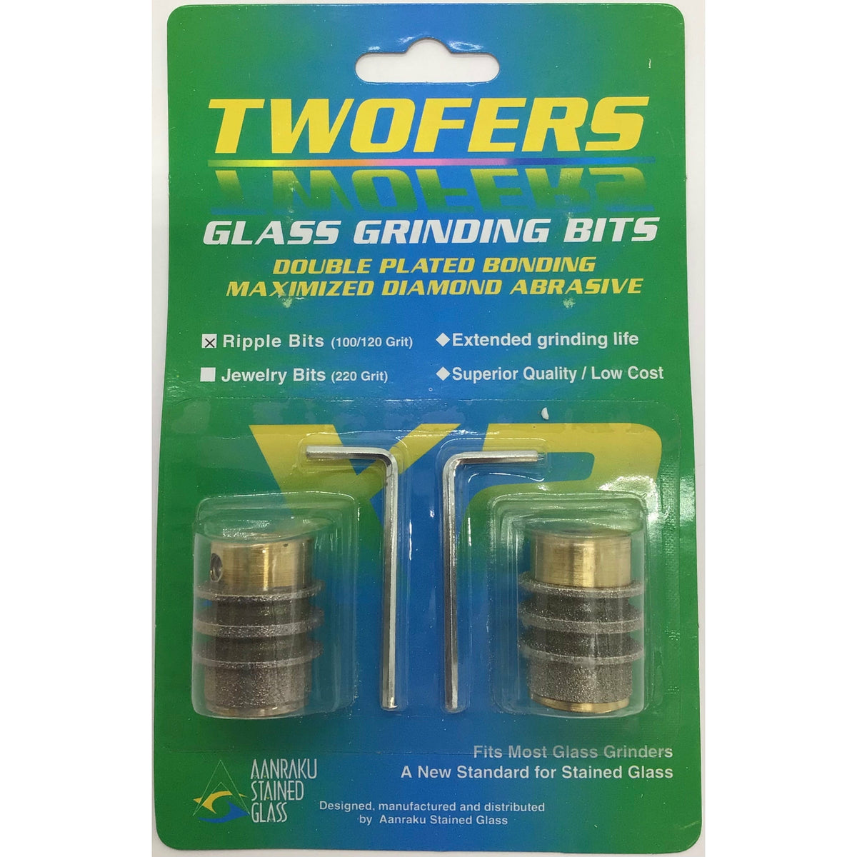 Ripple Standard (100/120) Grit Grinding Bits – Stained Glass Stuff