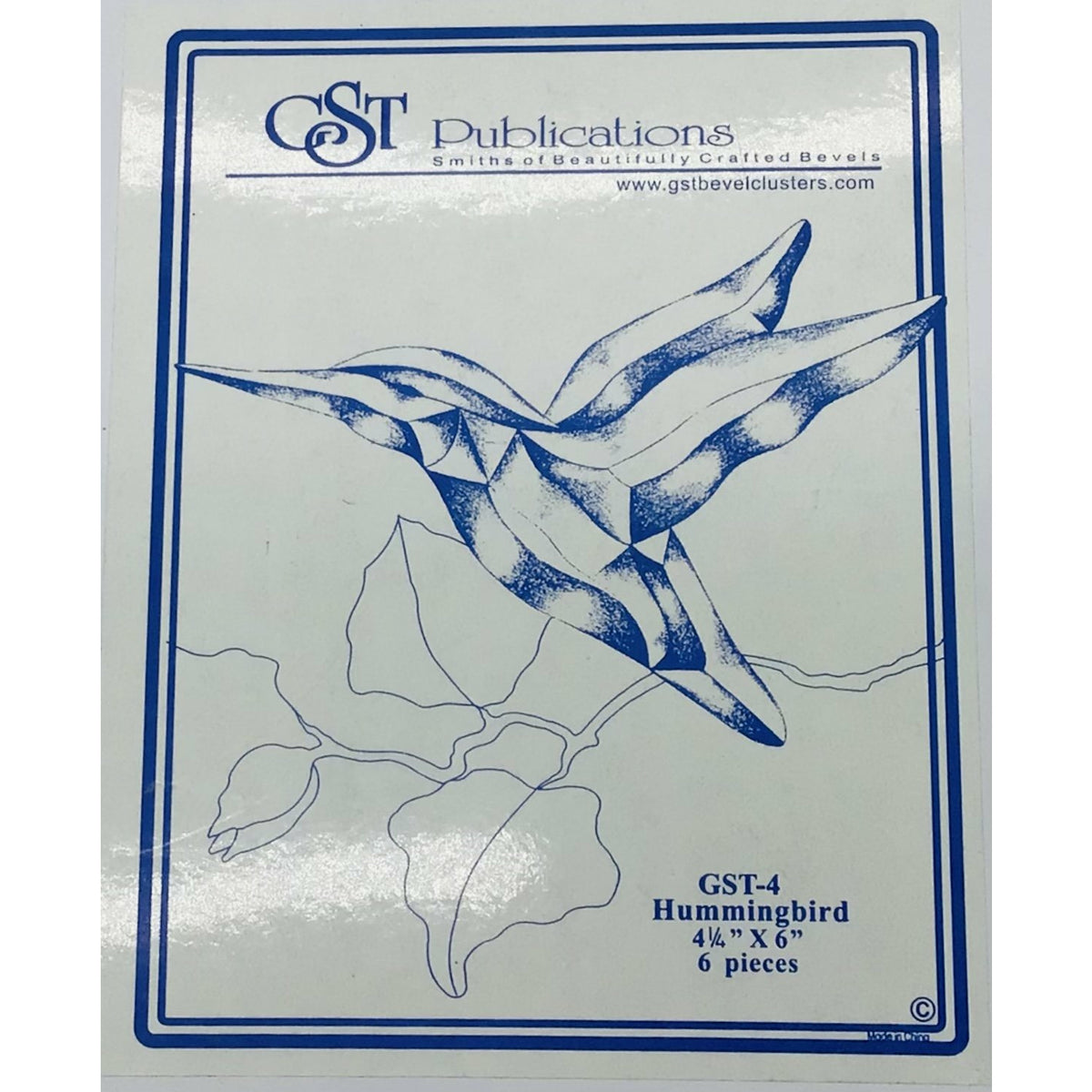 GST 4 Hummingbird Bevel Cluster – Stained Glass Stuff