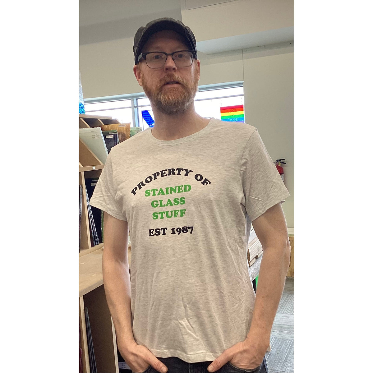 Property of Stained Glass Stuff T-shirts