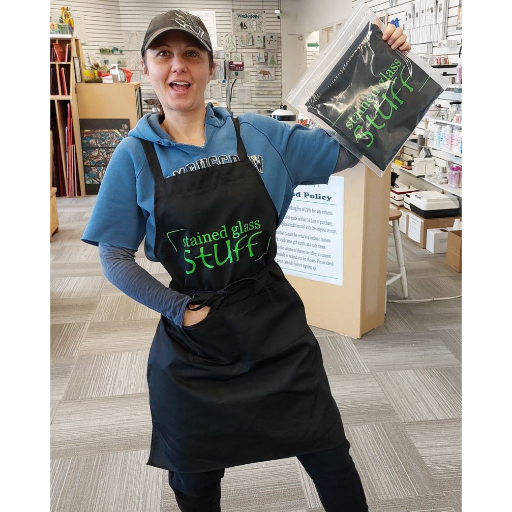 Shop Apron with Pockets – Stained Glass Stuff