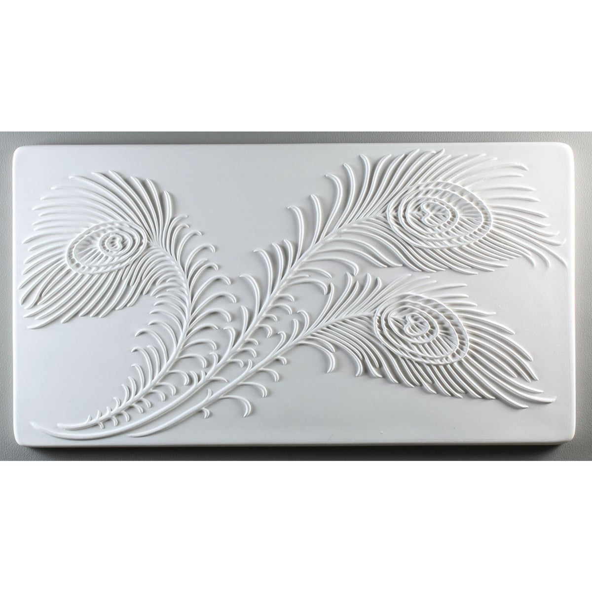 DT08 Creative Paradise Peacock Feathers Texture Mold – Stained Glass Stuff