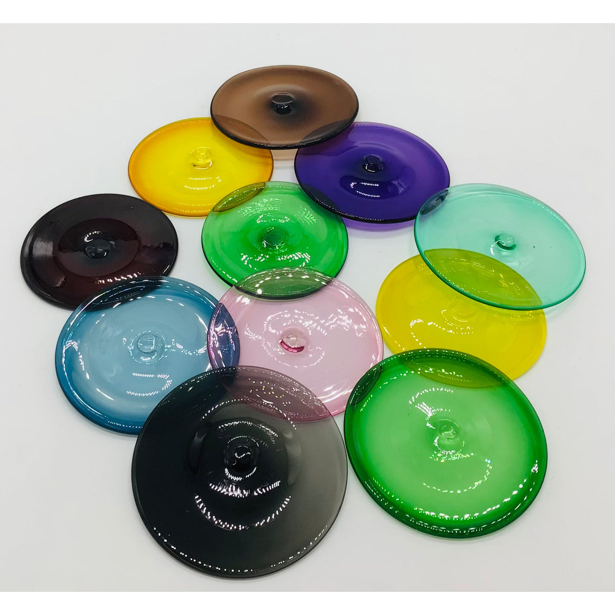 Hand Made Mouth Blown Rondels – Stained Glass Stuff