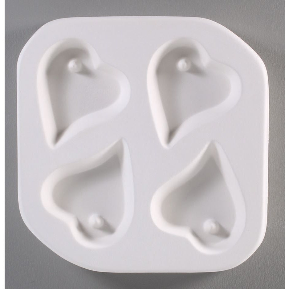 LF133 Creative Paradise Quad Heart Holey Mold – Stained Glass Stuff