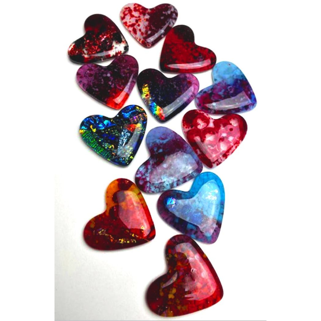LF241 Creative Paradise 12 Hearts Mold – Stained Glass Stuff
